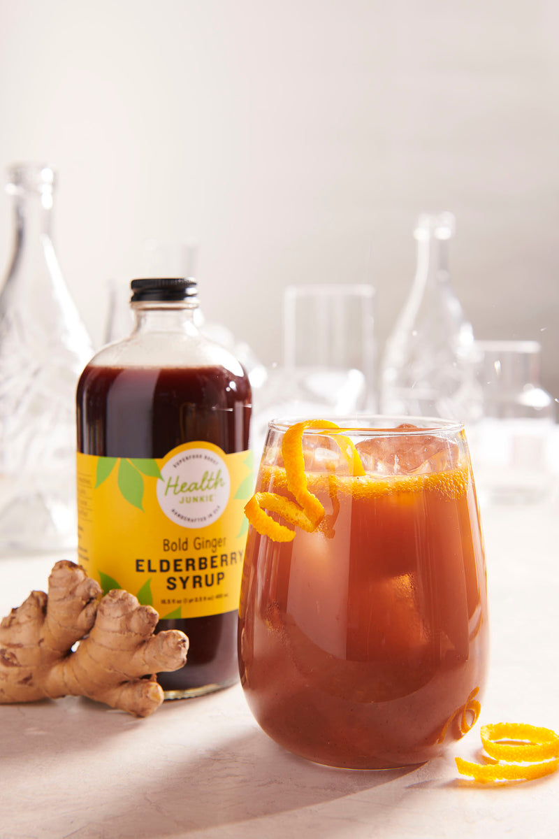 Bold Ginger Elderberry Syrup – Health Junkie